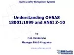 PPT - Overview on OHSAS 18001:2007 Documentation Kit PowerPoint ...