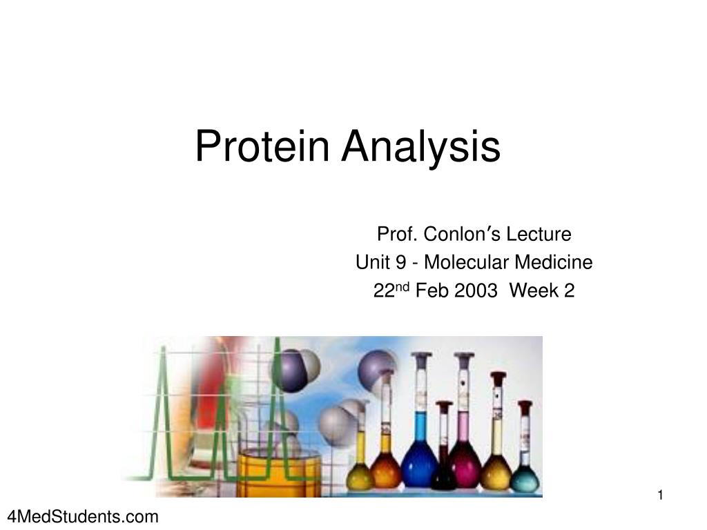PPT - Protein Analysis PowerPoint Presentation, free download - ID:1198318