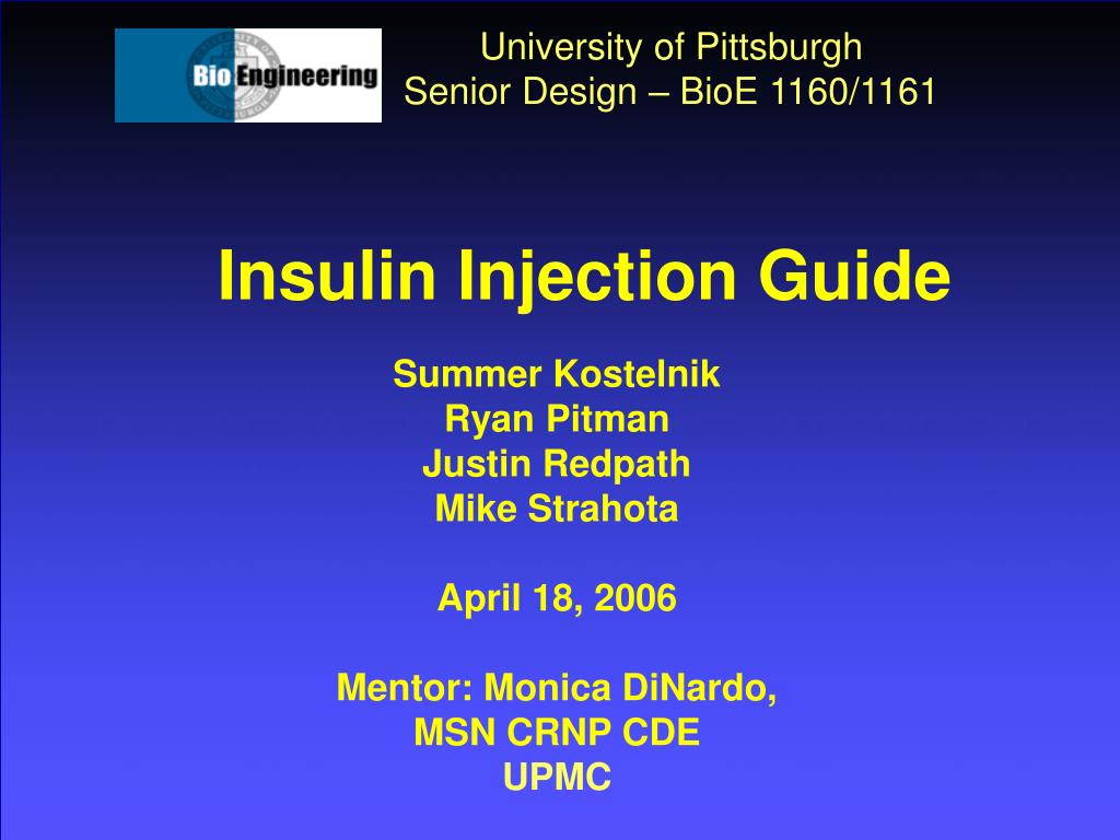 PPT - Insulin Injection Guide PowerPoint Presentation, free download ...