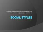 PPT - Social Styles PowerPoint Presentation, free download - ID:2671367