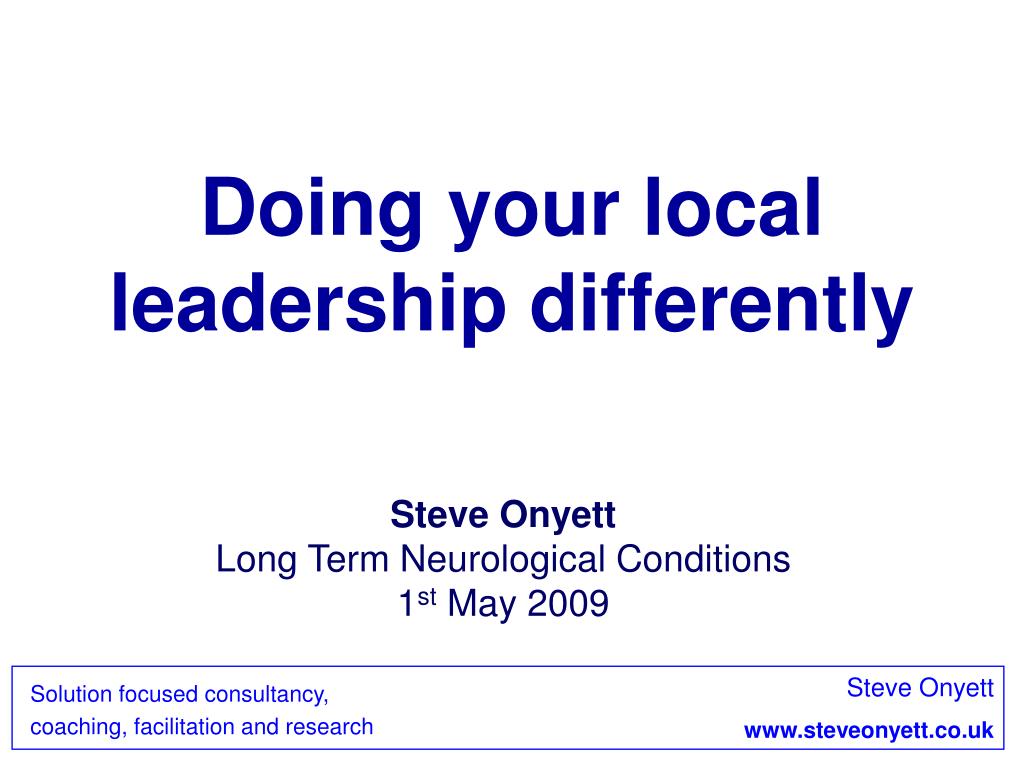 PPT - Redefining Local Leadership: Transforming Long-Term Care through ...