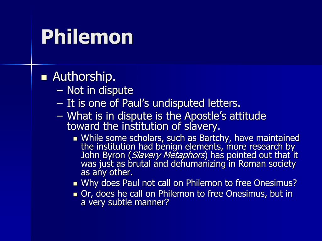 PPT - Philemon PowerPoint Presentation, free download - ID:1202275