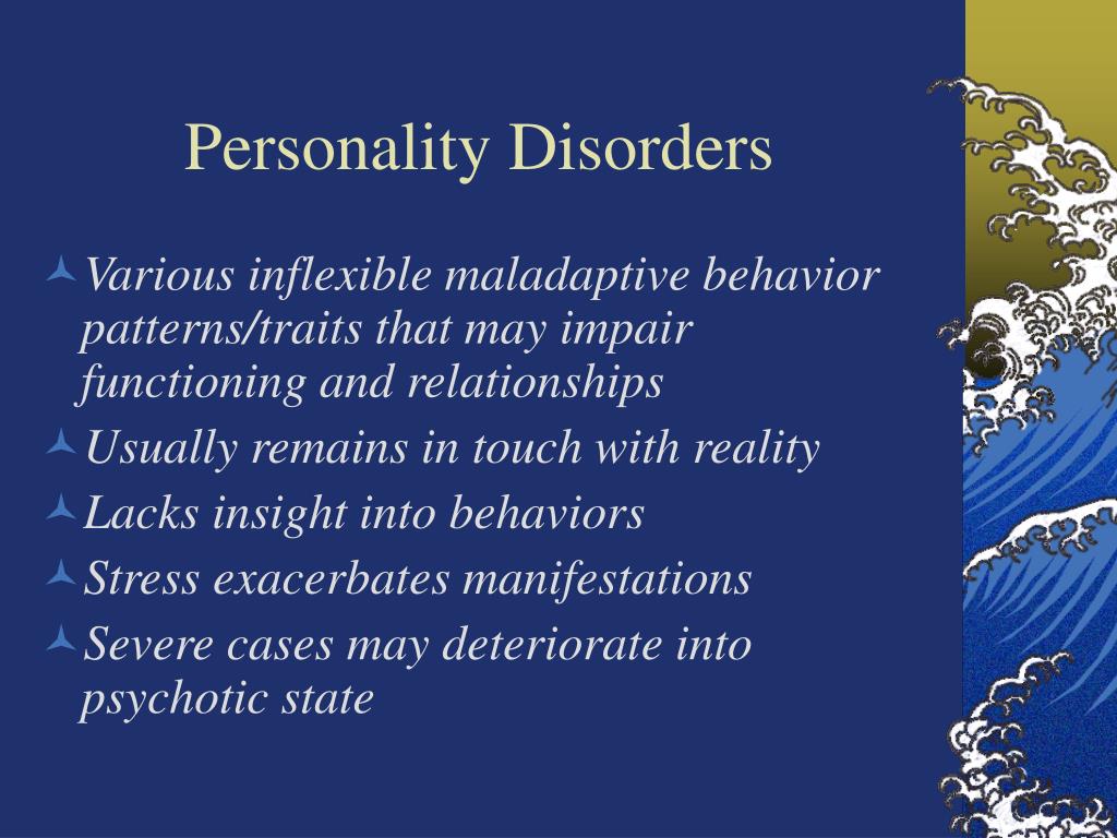 PPT - Personality Disorders PowerPoint Presentation, free download - ID ...