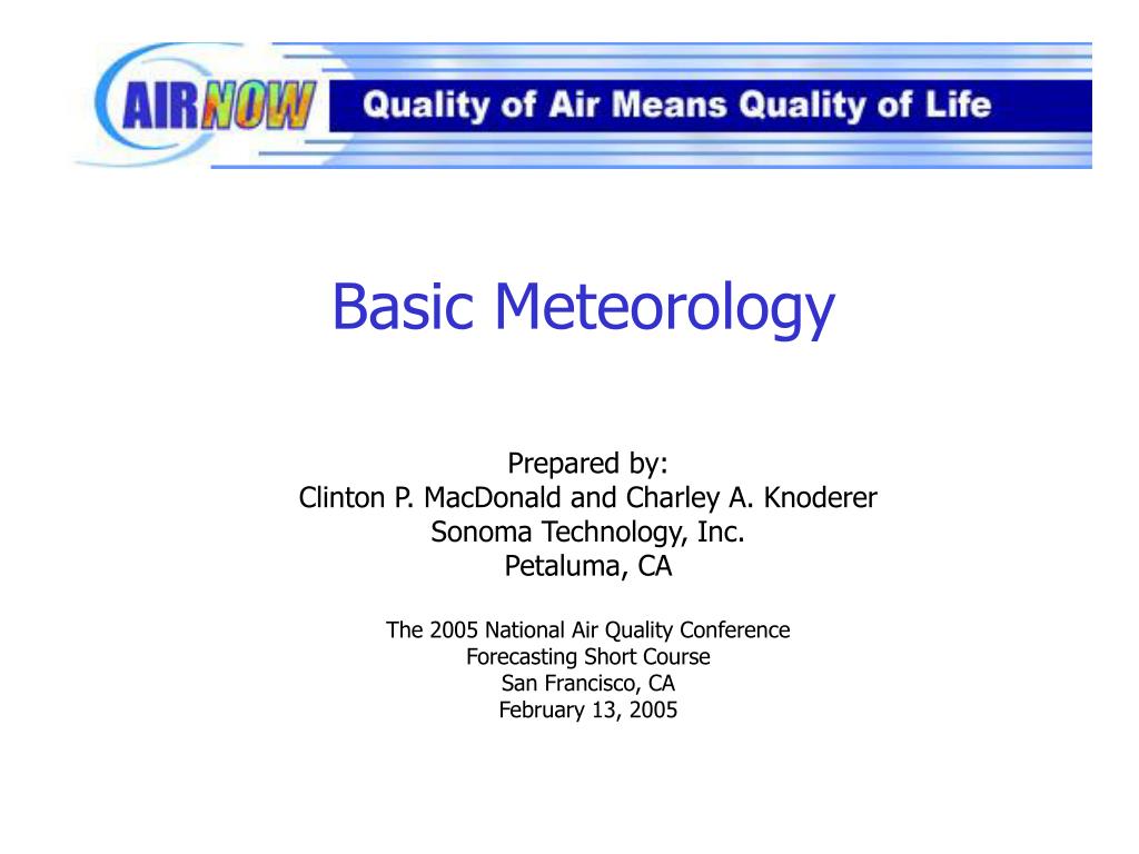 PPT - Basic Meteorology PowerPoint Presentation, free download - ID:1204156