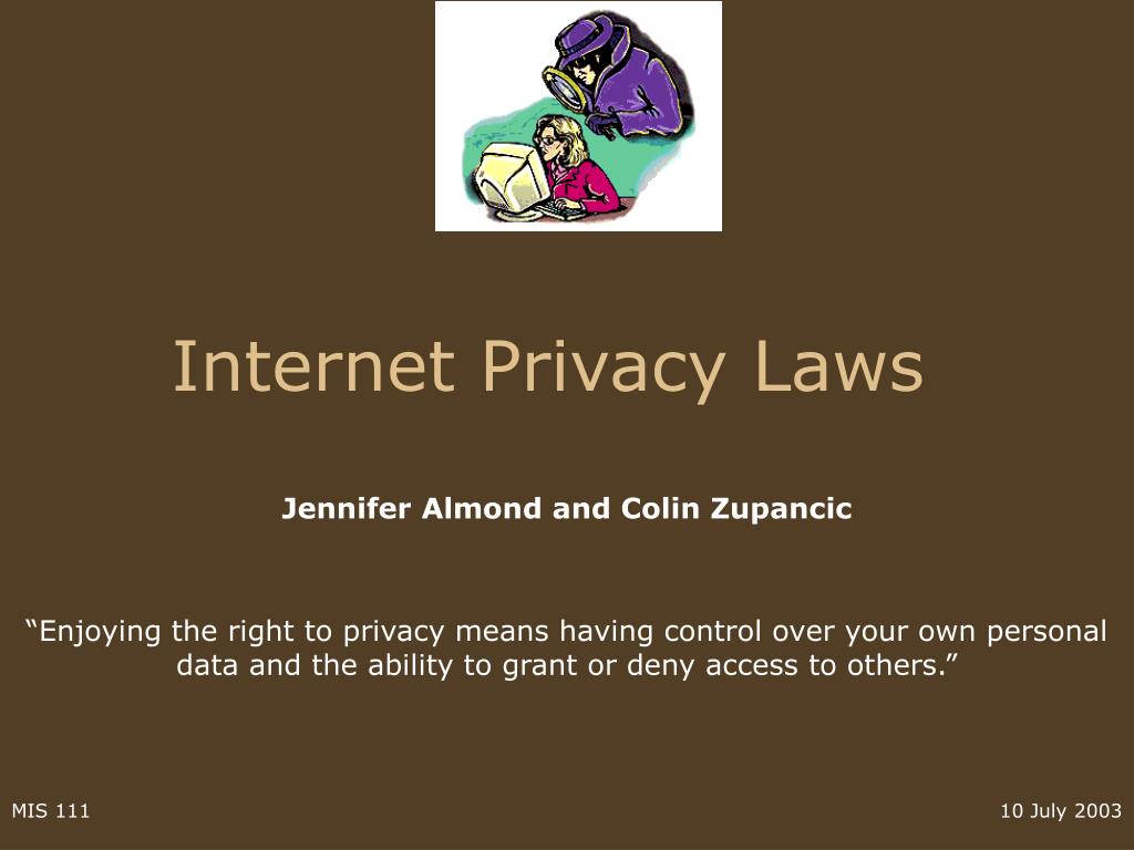 PPT - Internet Privacy Laws PowerPoint Presentation, free download - ID ...
