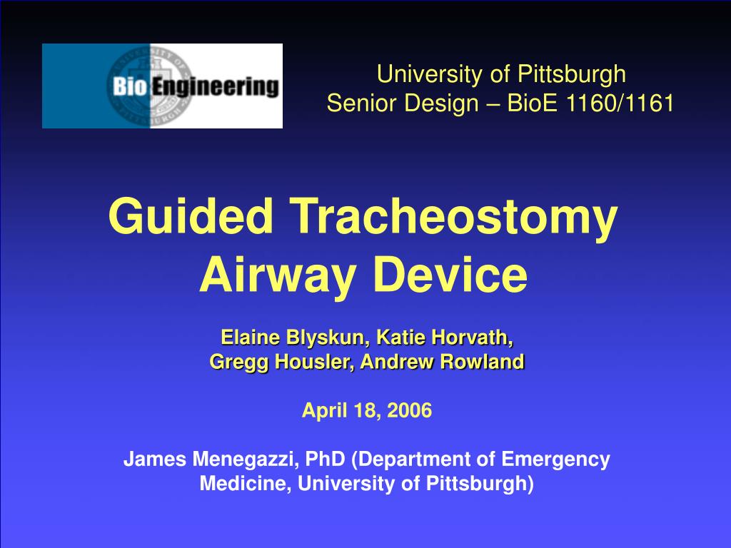 PPT - Guided Tracheostomy Airway Device PowerPoint Presentation, free ...