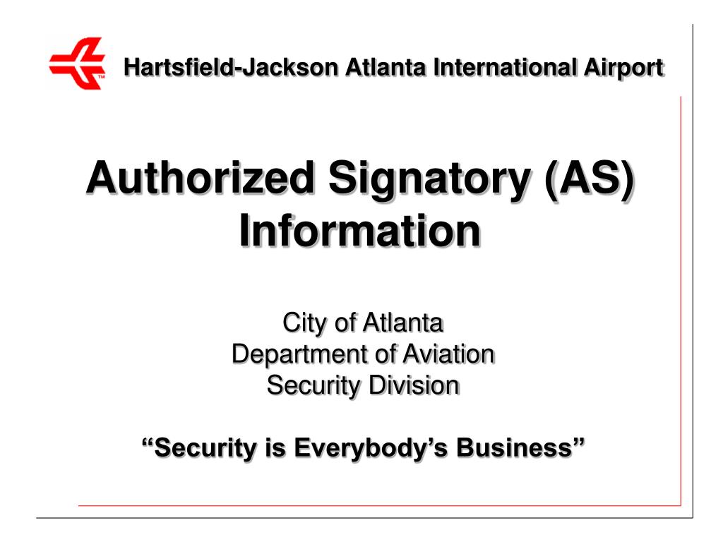 PPT - Authorized Signatory (AS) Information PowerPoint Presentation, free download - ID:1206551