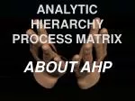 PPT - Analytic Hierarchy Process - AHP PowerPoint Presentation, free ...