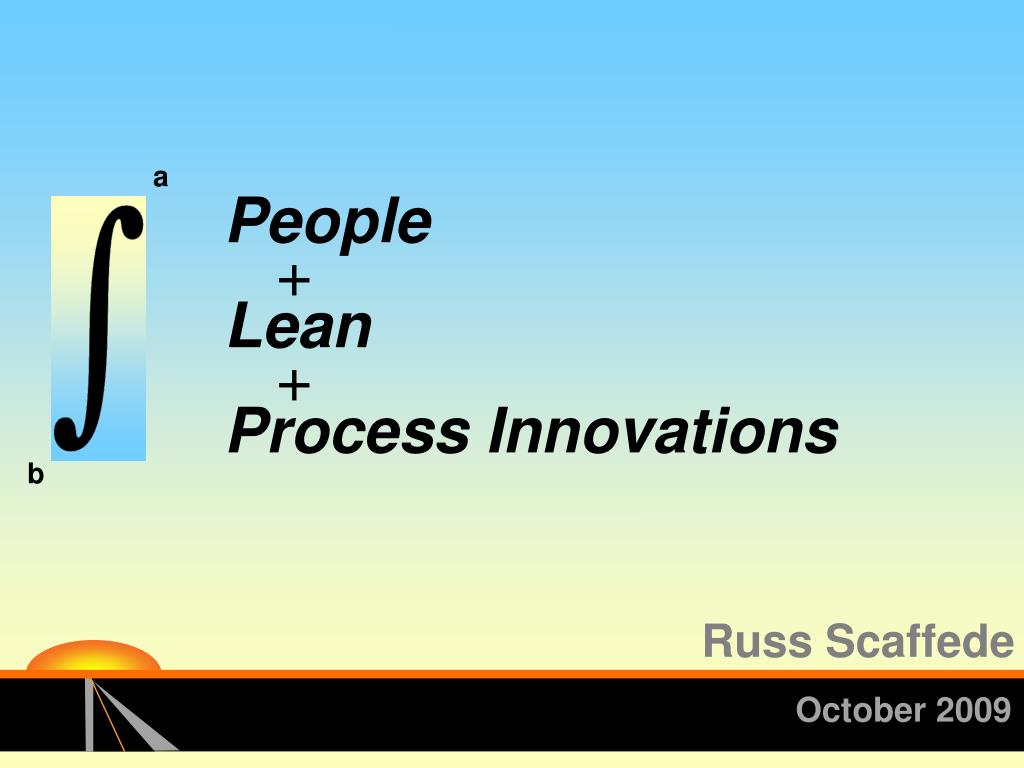 PPT - People + Lean + Process Innovations PowerPoint Presentation, free ...
