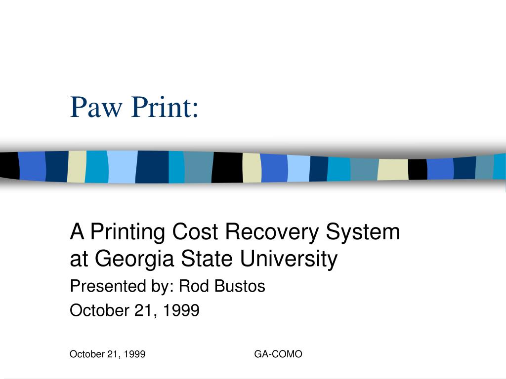 PPT - Paw Print: PowerPoint Presentation, free download - ID:1206910
