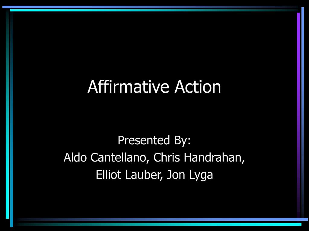 PPT - Affirmative Action PowerPoint Presentation, free download - ID:1210218
