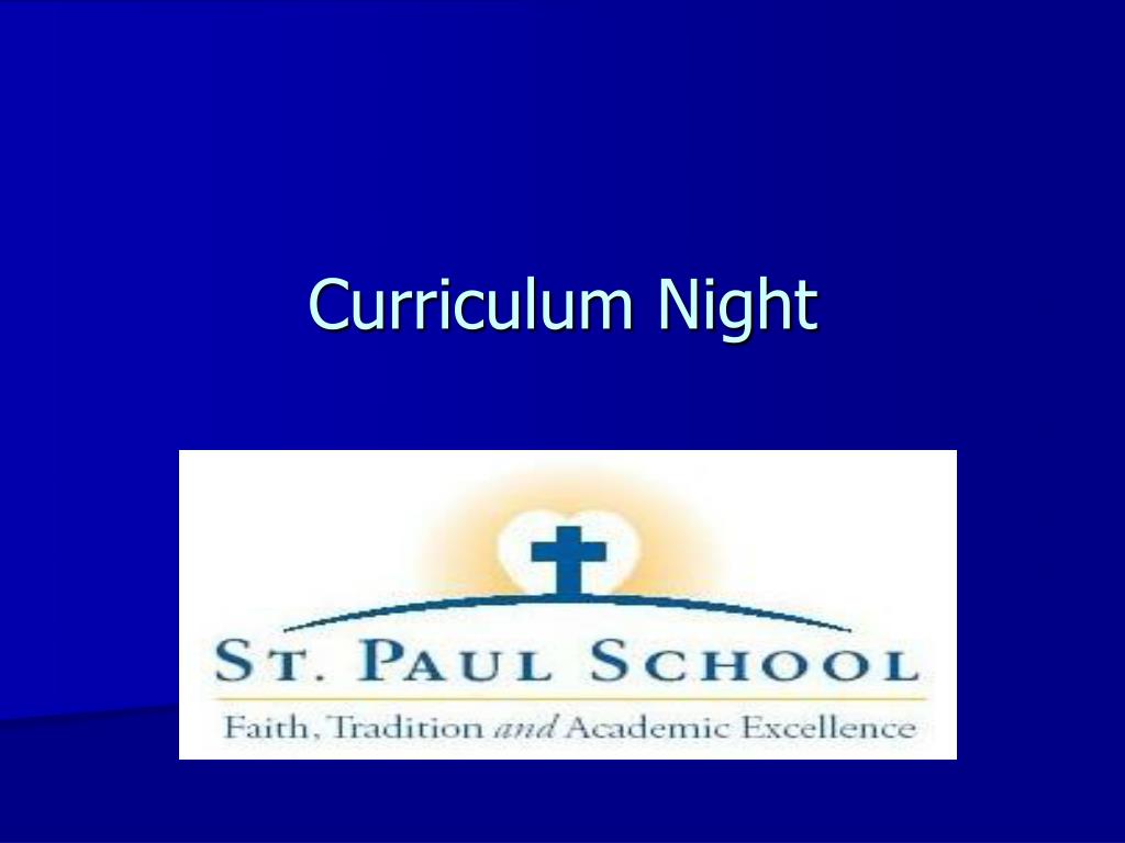 PPT - Curriculum Night PowerPoint Presentation, free download - ID:1210811