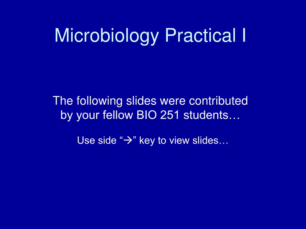 PPT - Microbiology Practical I PowerPoint Presentation, free download ...