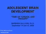 PPT - Adolescent Brain Development PowerPoint Presentation, free ...