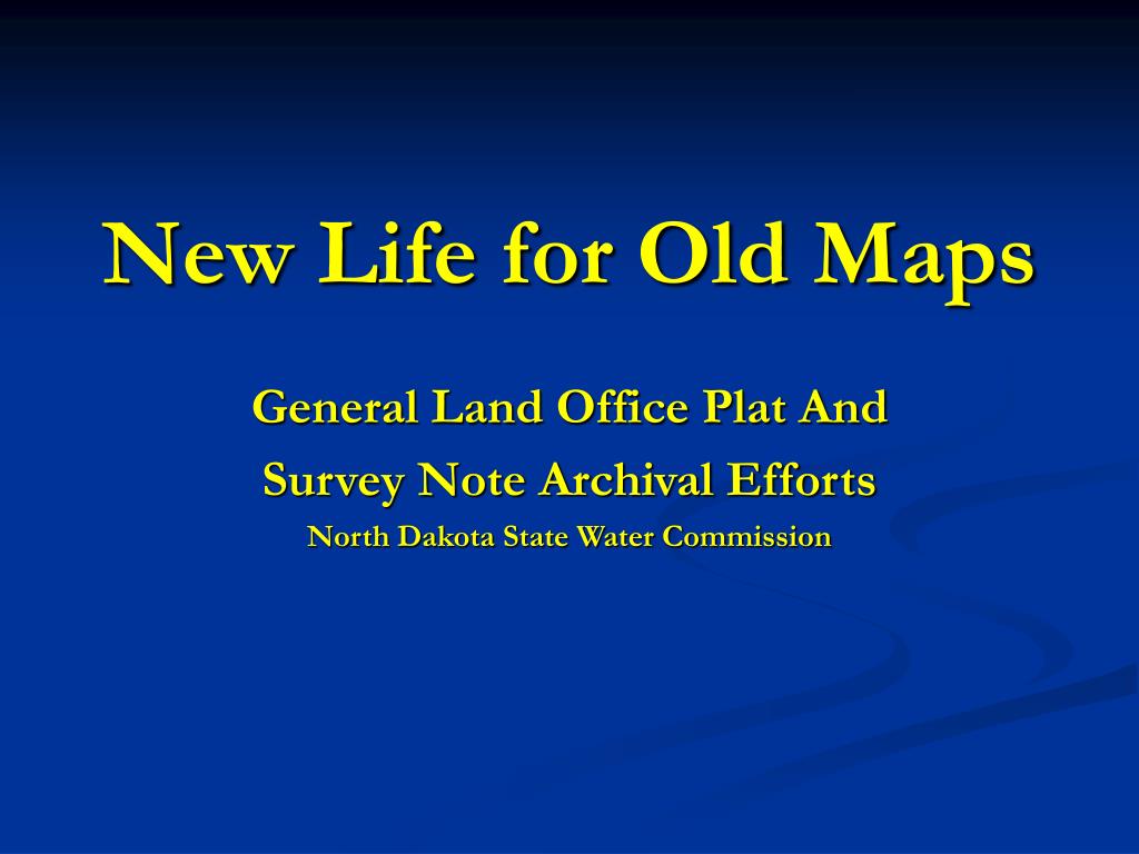 PPT - New Life for Old Maps PowerPoint Presentation, free download - ID ...