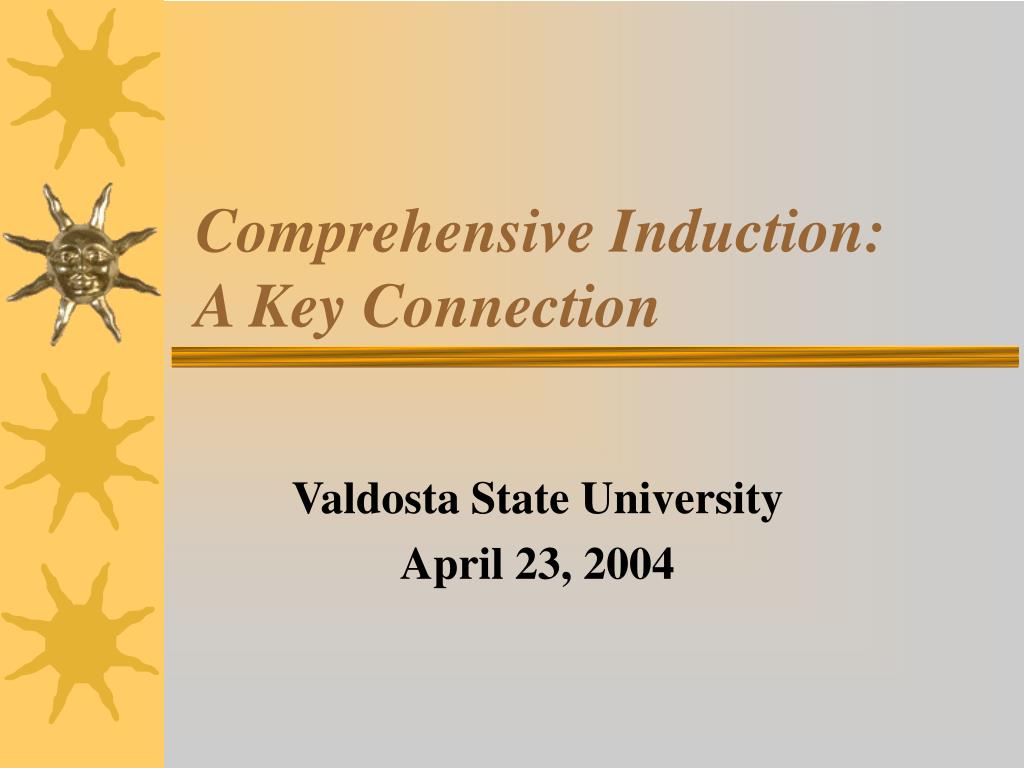 PPT - Comprehensive Induction: A Key Connection PowerPoint Presentation ...