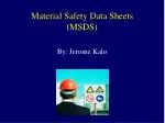 PPT - Safety – MSDS PowerPoint Presentation, free download - ID:2463308