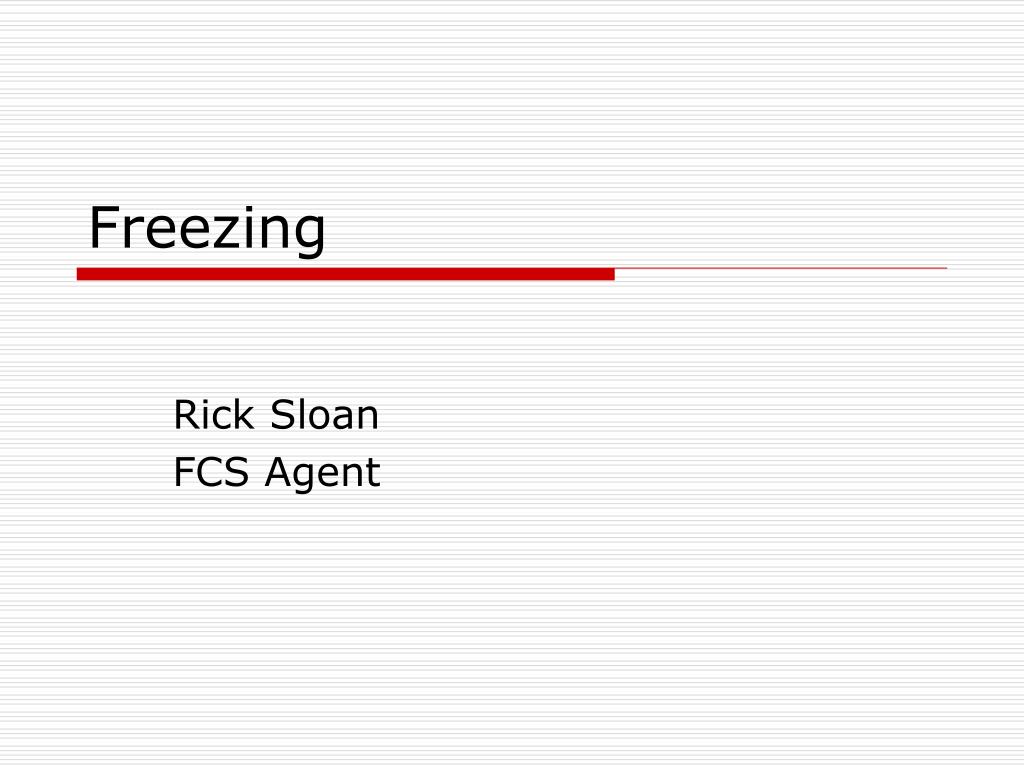 PPT - Freezing PowerPoint Presentation, free download - ID:1219620