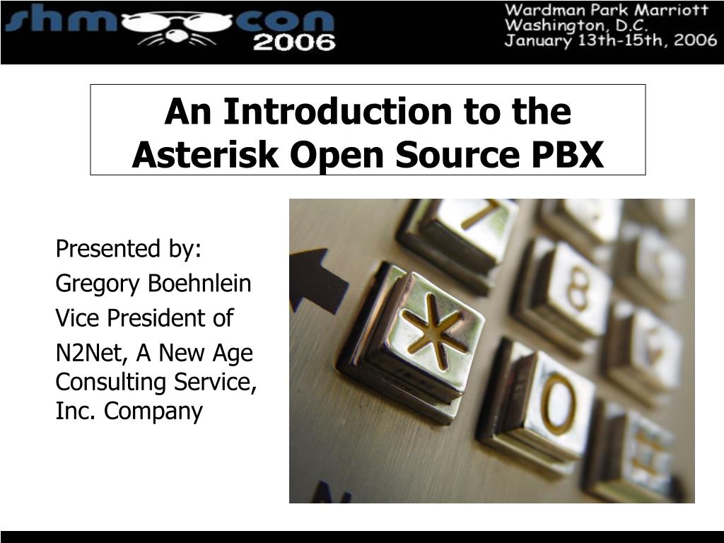 PPT - An Introduction to the Asterisk Open Source PBX PowerPoint ...