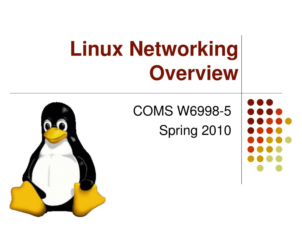 PPT - Linux Networking Overview PowerPoint Presentation, free download ...