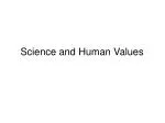 PPT - Human Values PowerPoint Presentation, free download - ID:9228478