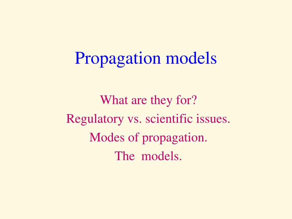 PPT - Propagation models PowerPoint Presentation, free download - ID ...
