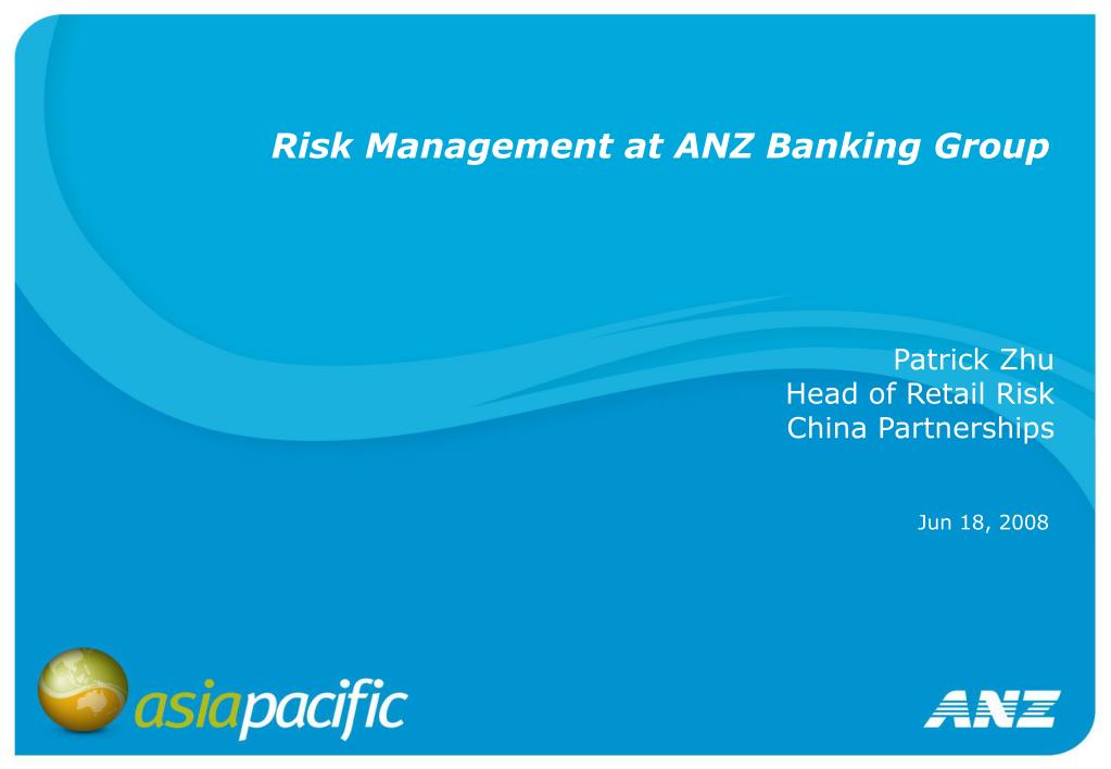 PPT - Risk Management at ANZ Banking Group PowerPoint Presentation ...