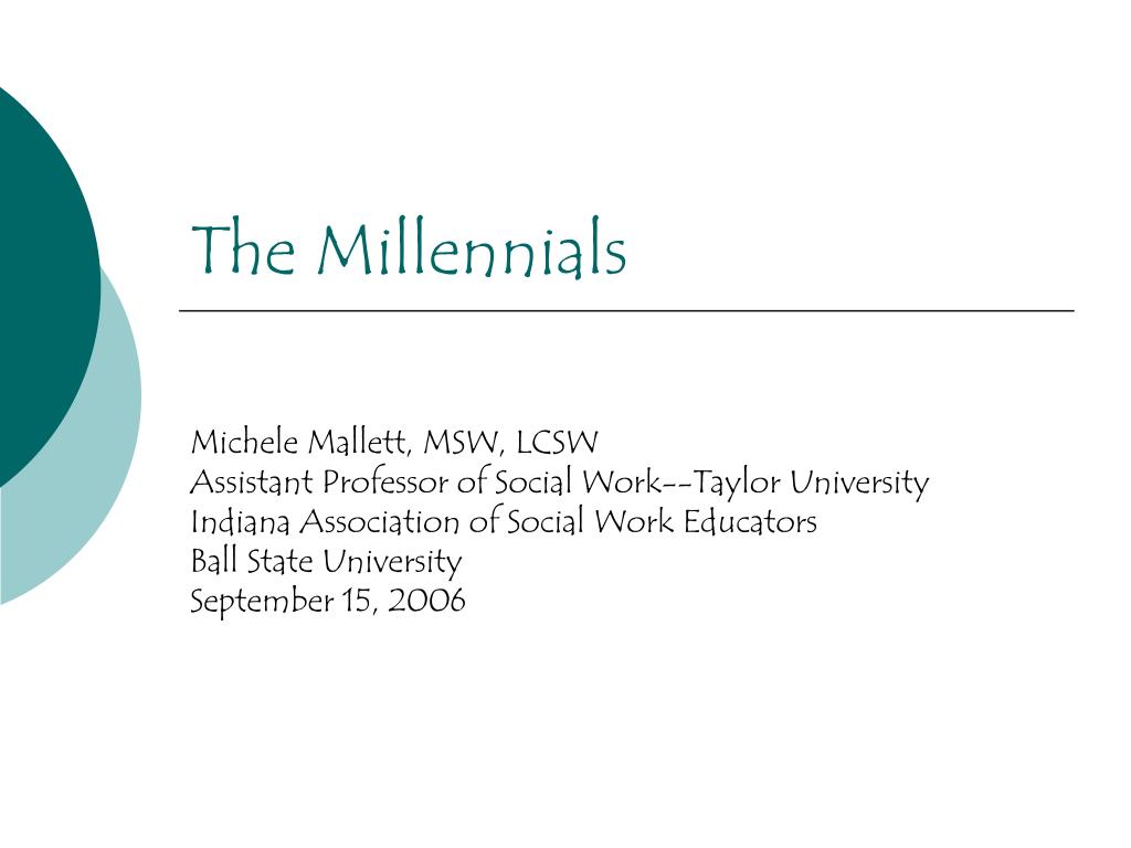 PPT - The Millennials PowerPoint Presentation, free download - ID:1227580