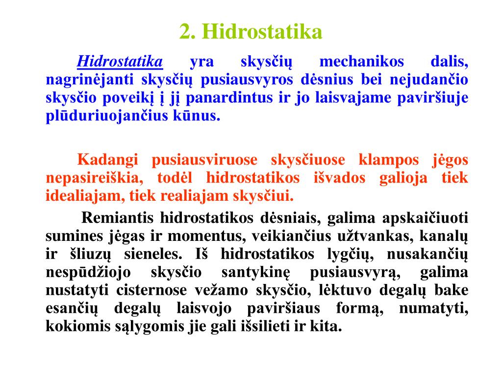 PPT - 2. Hidrostatika PowerPoint Presentation, free download - ID:1230829