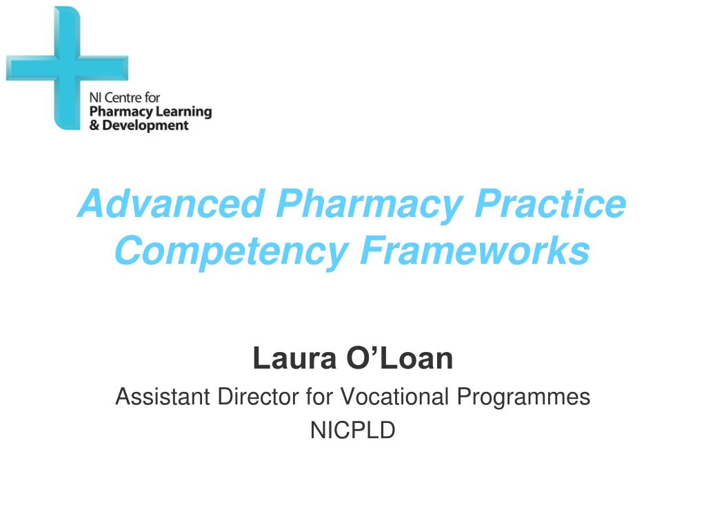 PPT - Advanced Pharmacy Practice Competency Frameworks PowerPoint ...