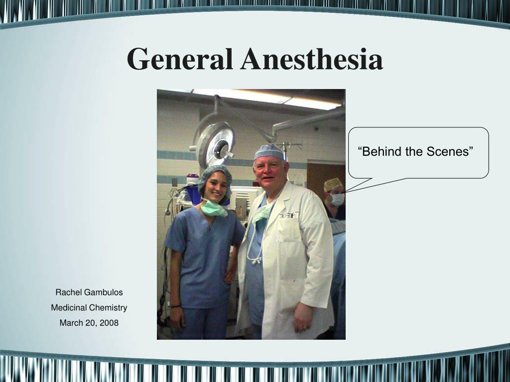 PPT - General Anesthesia PowerPoint Presentation, free download - ID ...