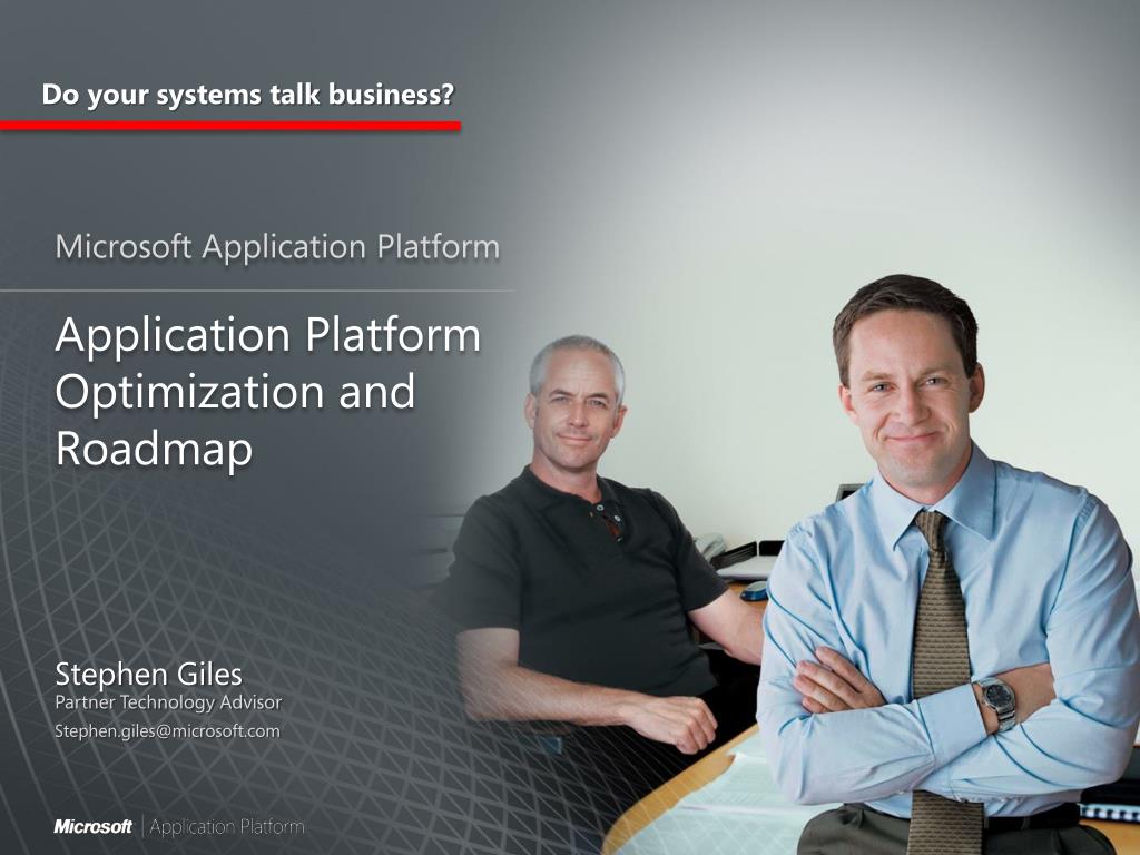 PPT - Microsoft Application Platform PowerPoint Presentation, free ...