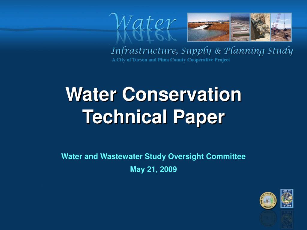 PPT - Water Conservation Technical Paper PowerPoint Presentation, free ...