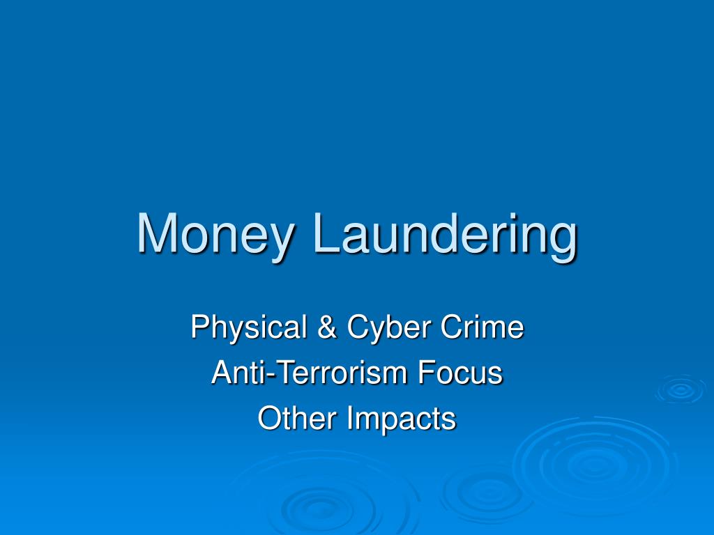 PPT - Money Laundering PowerPoint Presentation, free download - ID:1246517