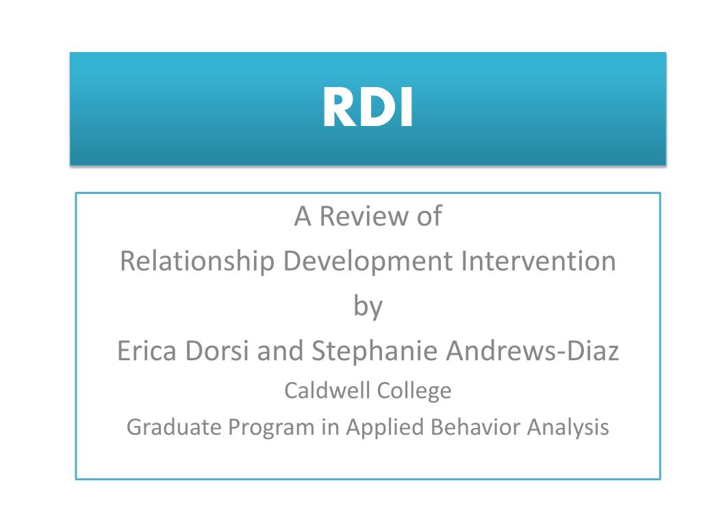 PPT - RDI PowerPoint Presentation, free download - ID:1246666