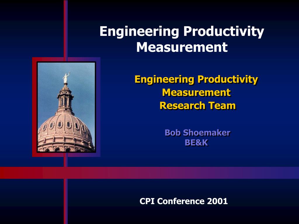 PPT - Engineering Productivity Measurement PowerPoint Presentation ...