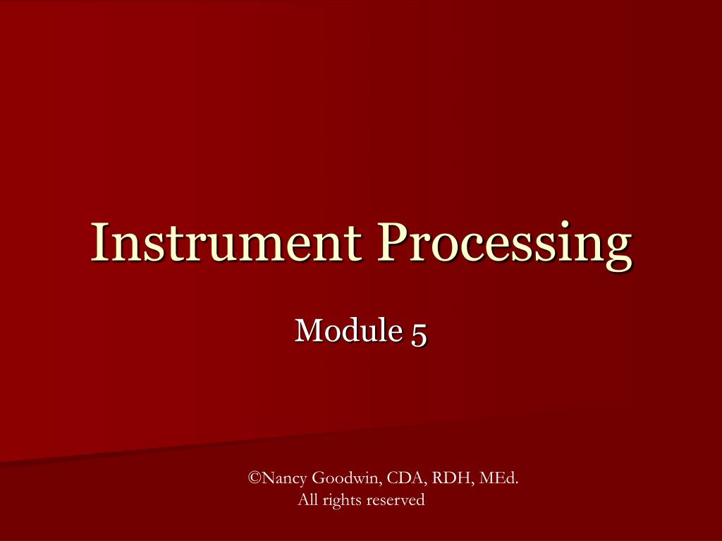 PPT - Instrument Processing PowerPoint Presentation, free download - ID ...