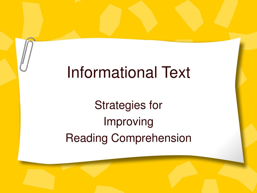PPT - Informational Text PowerPoint Presentation, free download - ID ...