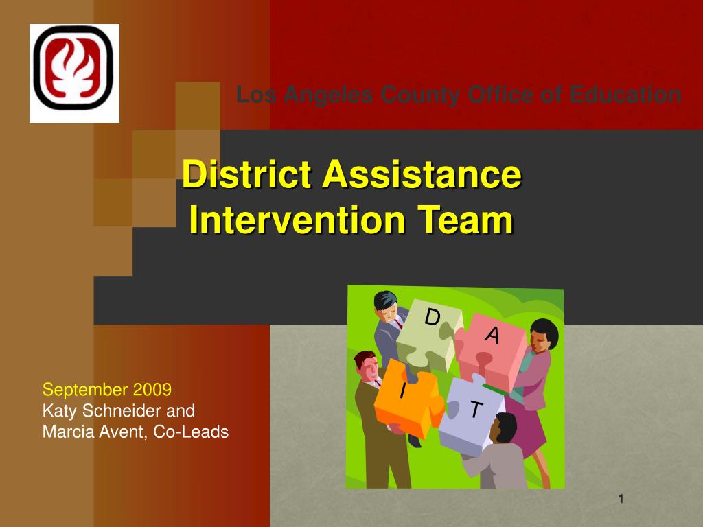 PPT - District Assistance Intervention Team PowerPoint Presentation ...