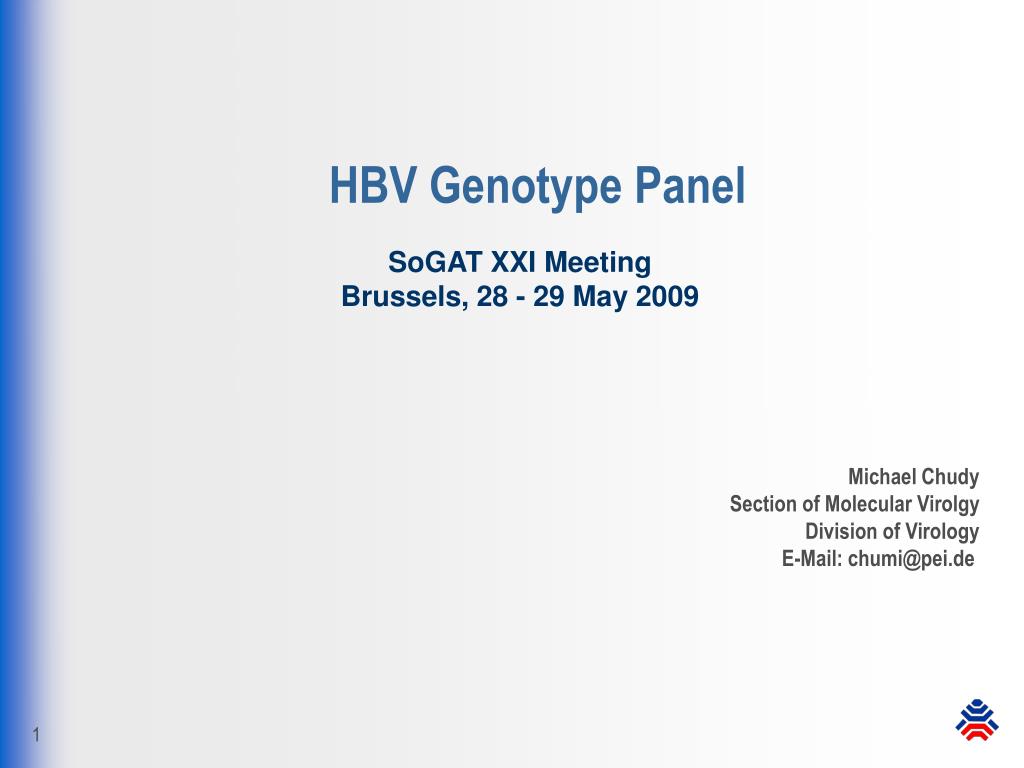 PPT - HBV Genotype Panel PowerPoint Presentation, free download - ID ...