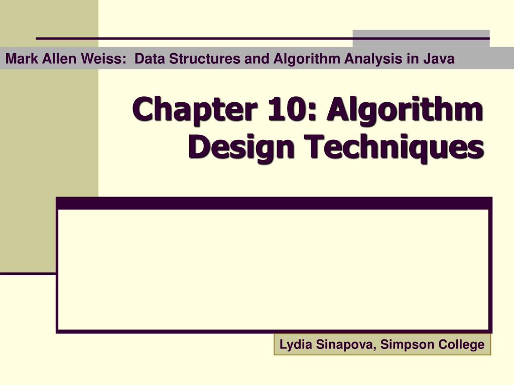 PPT - Chapter 10: Algorithm Design Techniques PowerPoint Presentation, free download - ID:1250311