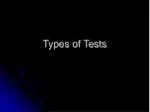 PPT - Different Types of Laboratory Tests PowerPoint Presentation, free ...