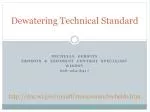 PPT - DEWATERING PowerPoint Presentation, free download - ID:646120