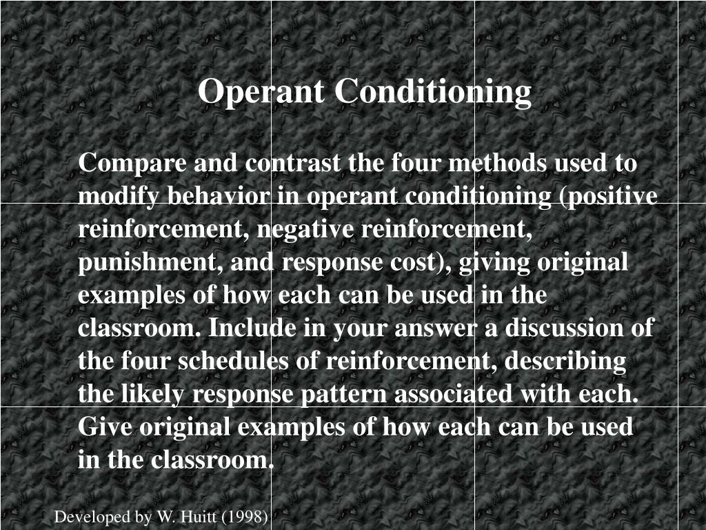 PPT - Operant Conditioning PowerPoint Presentation, free download - ID ...