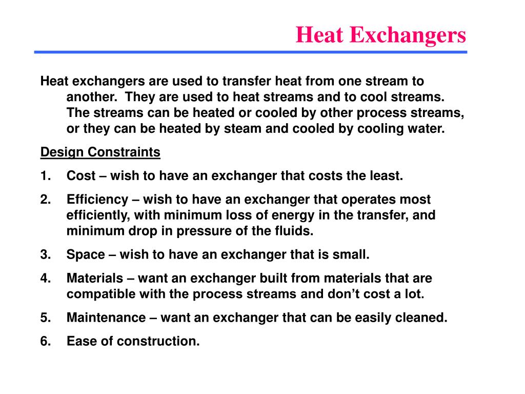 PPT - Heat Exchangers PowerPoint Presentation, free download - ID:1251195