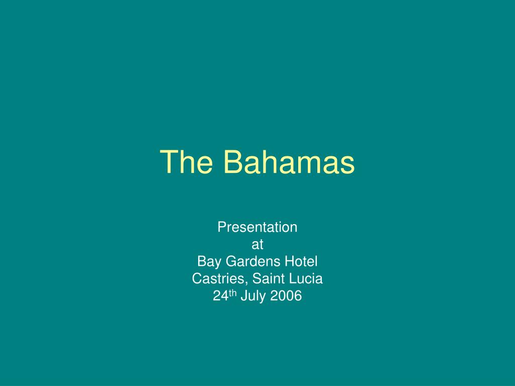 PPT - The Bahamas PowerPoint Presentation, free download - ID:1251459
