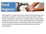 PPT - BASIC INTRODUCTION TO FOOD HYGIENE & SAFETY PowerPoint ...