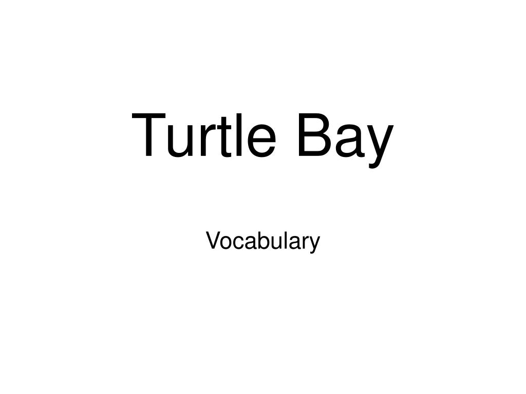 PPT - Turtle Bay PowerPoint Presentation, free download - ID:1257073