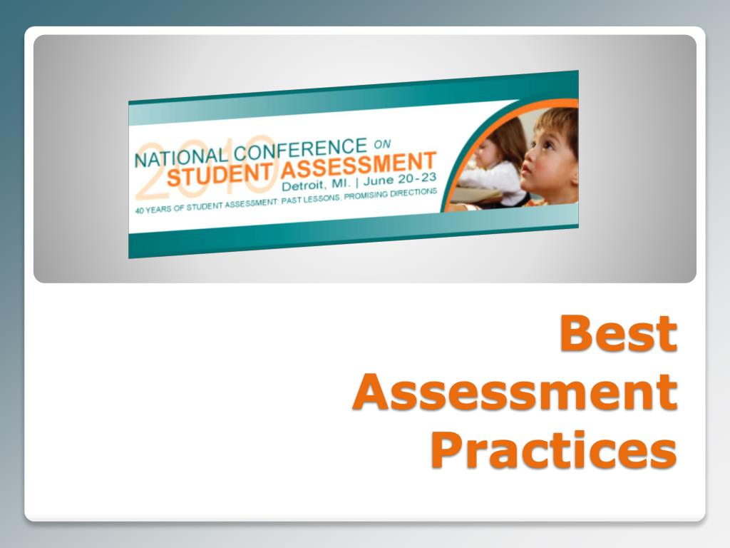 PPT - Best Assessment Practices PowerPoint Presentation, free download ...