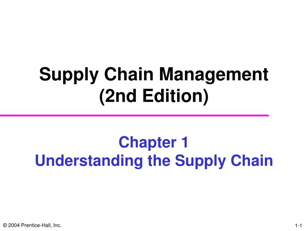 PPT - Understanding Supply Chain Management: Traditional View vs. True ...